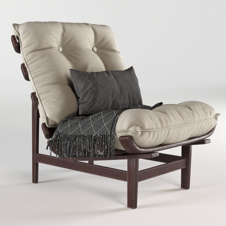 Moveis Pailar Lounge Armchair (106160) 3D model - Download 3D model ...