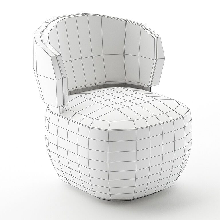 Capital Collection BON TON Easy armchair (106223) 3D model - Download ...