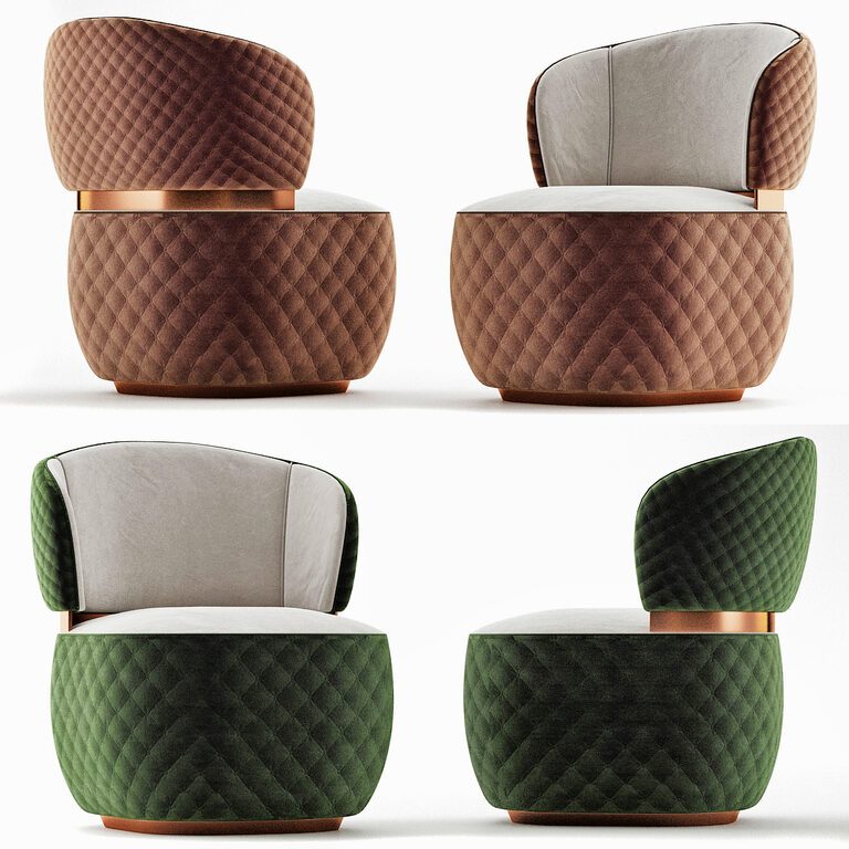Capital Collection BON TON Easy armchair (106223) 3D model - Download ...