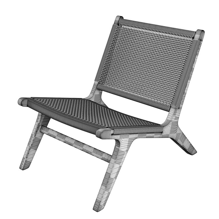 NAIROBI Garden Chair No2 Woven (106665) 3D model - Download 3D model ...