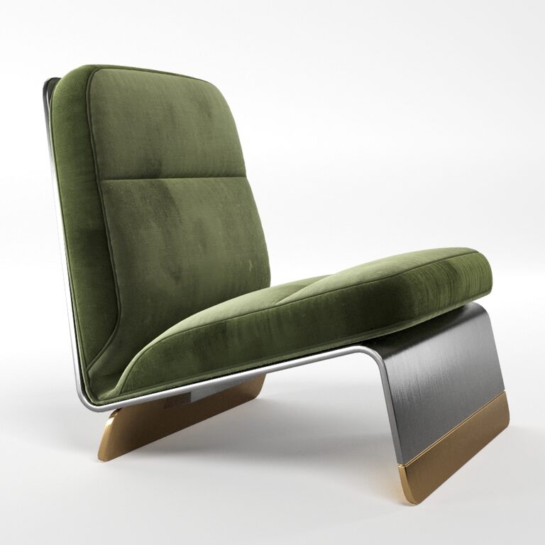 Baxter Armchair (106793) 3D model - Download 3D model Baxter Armchair ...