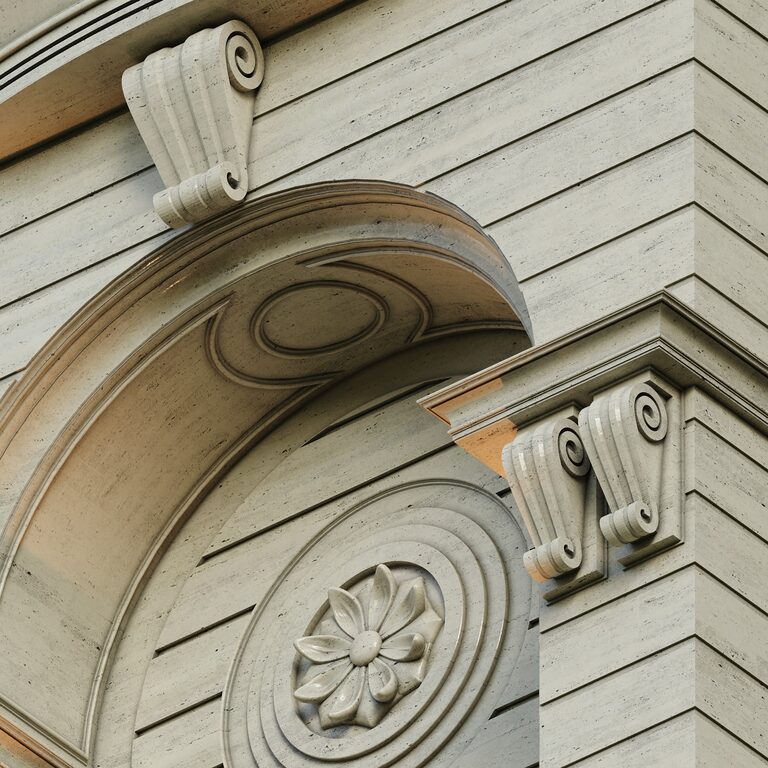 Luxury Entrance Portal (facade And Door) (107164) 3D model - Download ...