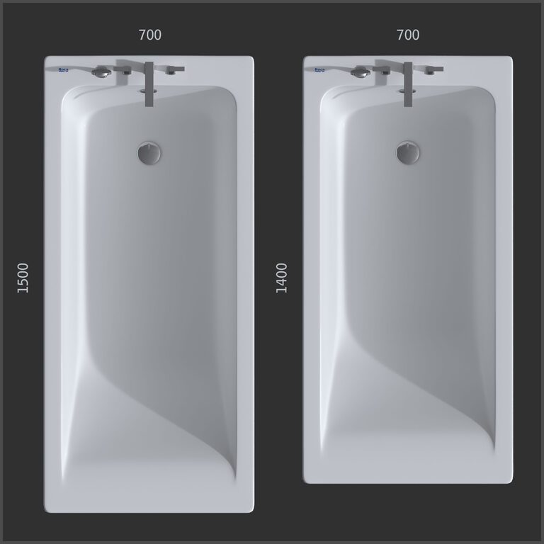 Roca Easy Bathtub (107211) 3D model - Download 3D model Roca Easy ...