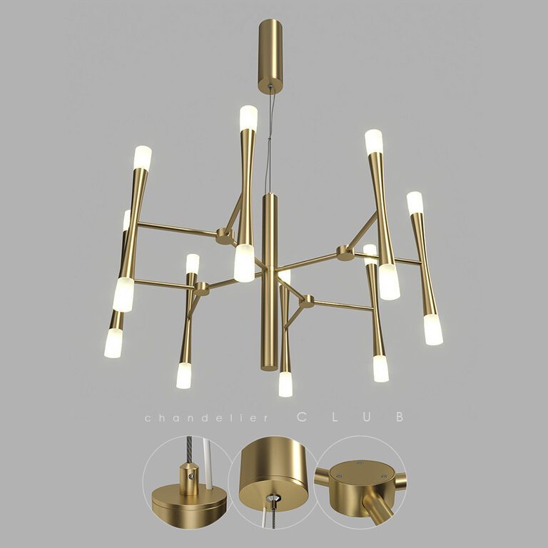 Lampatron Club chandelier (107536) 3D model - Download 3D model ...
