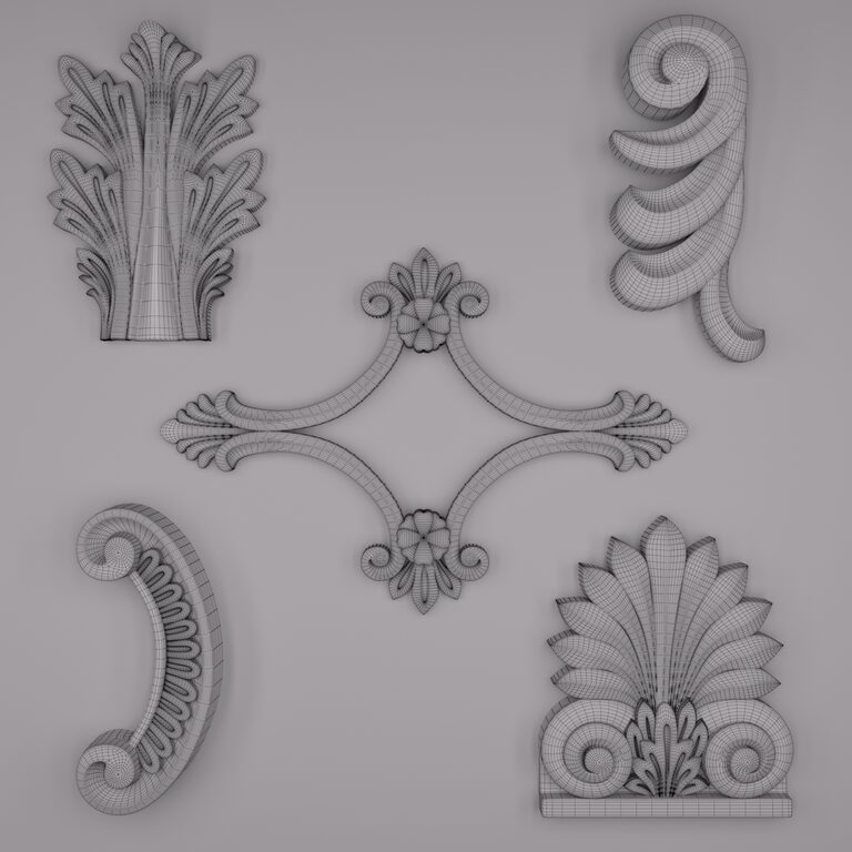 Trim Ornament 15 (107869) 3D model - Download 3D model Trim Ornament 15 ...