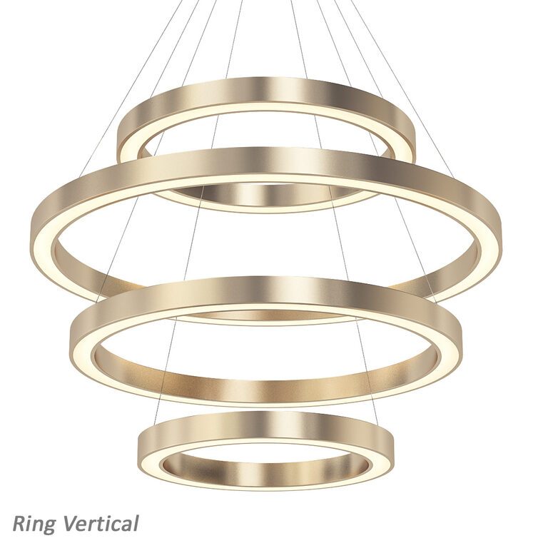 Vertical Ring chandelier (108007) 3D model - Download 3D model Vertical ...