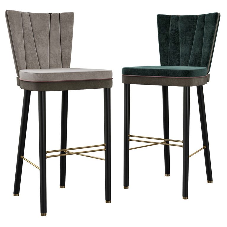 Belfast Bar Stool Frato Interiors (108685) 3D model - Download 3D model ...