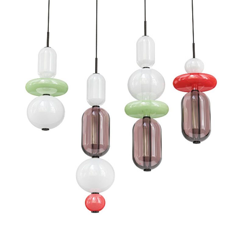 Chandeliers set 173 (108831) 3D model - Download 3D model Chandeliers ...
