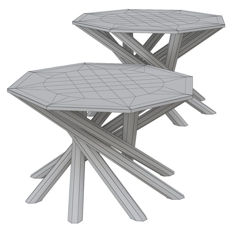 Apulia Design OCTAVO COFFEE TABLE (109143) 3D model - Download 3D model ...