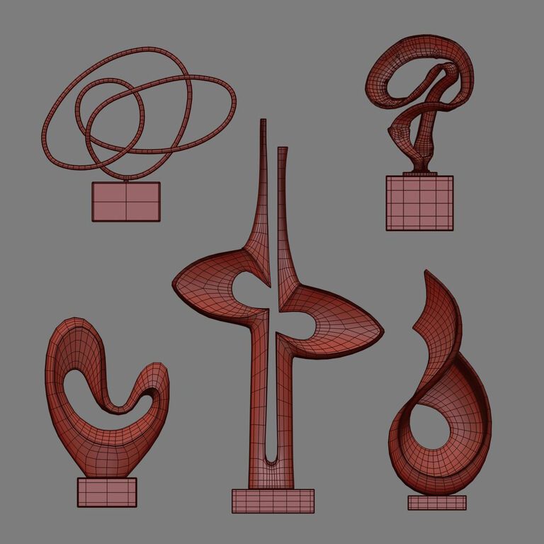 Abstract Sculptures 01 (109268) 3D model - Download 3D model Abstract ...