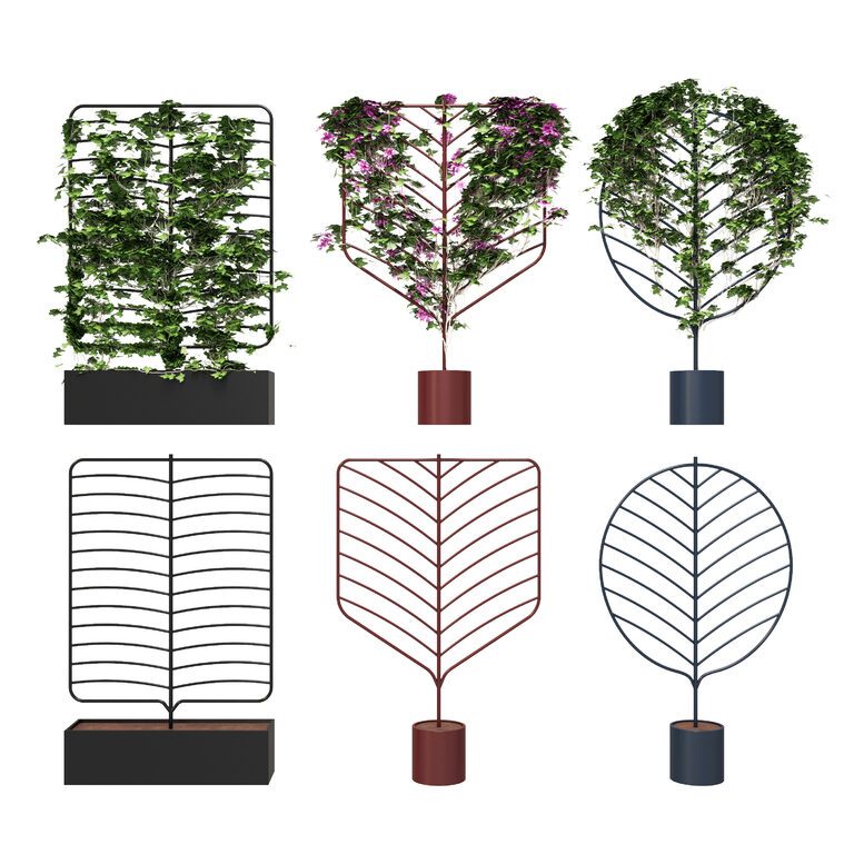 Decor Growing modular trellising hardware for plants (110155) 3D model ...