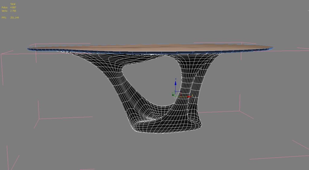 Joseph Walsh Dommus dining table (112160) 3D model - Download 3D model ...