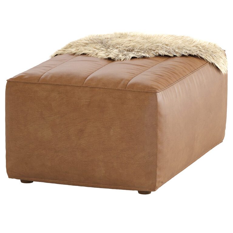 Coco Republic Timothy Oulton Shabby Footstool (116428) 3D model ...