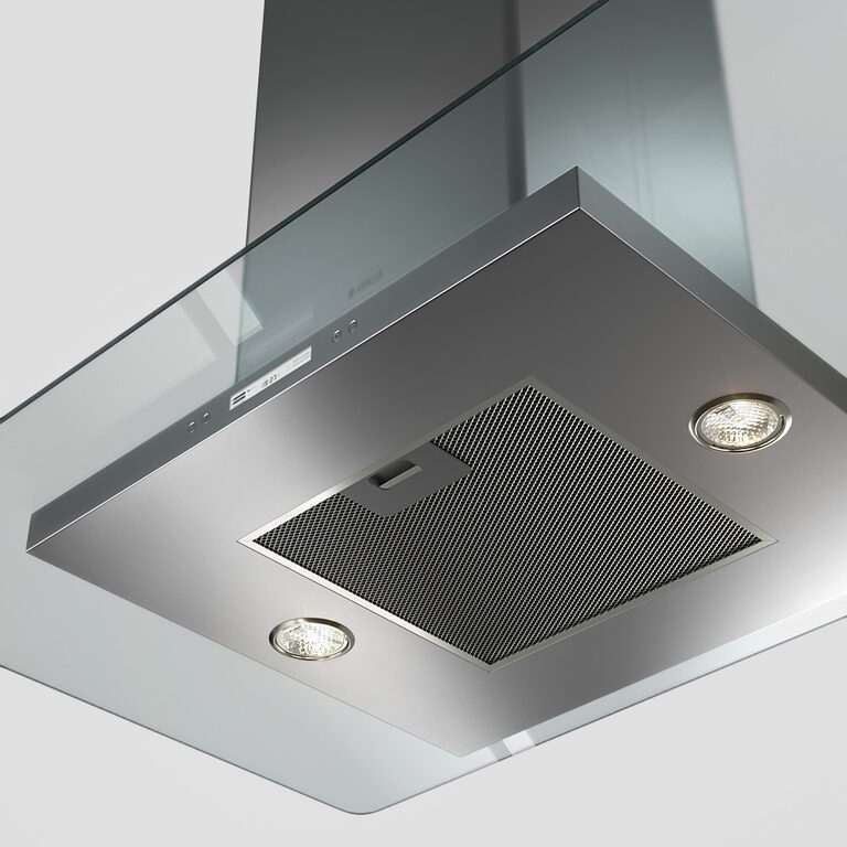 Elica Flat Glass Plus Island hood (116617) 3D model - Download 3D model ...
