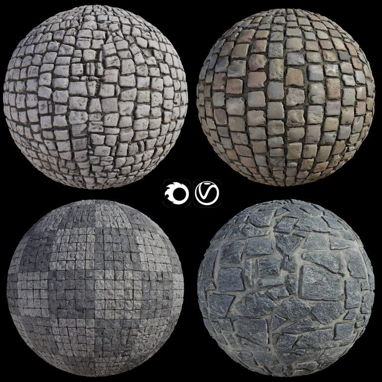 Cobblestone (118015) 3D model - Download 3D model Cobblestone (118015 ...