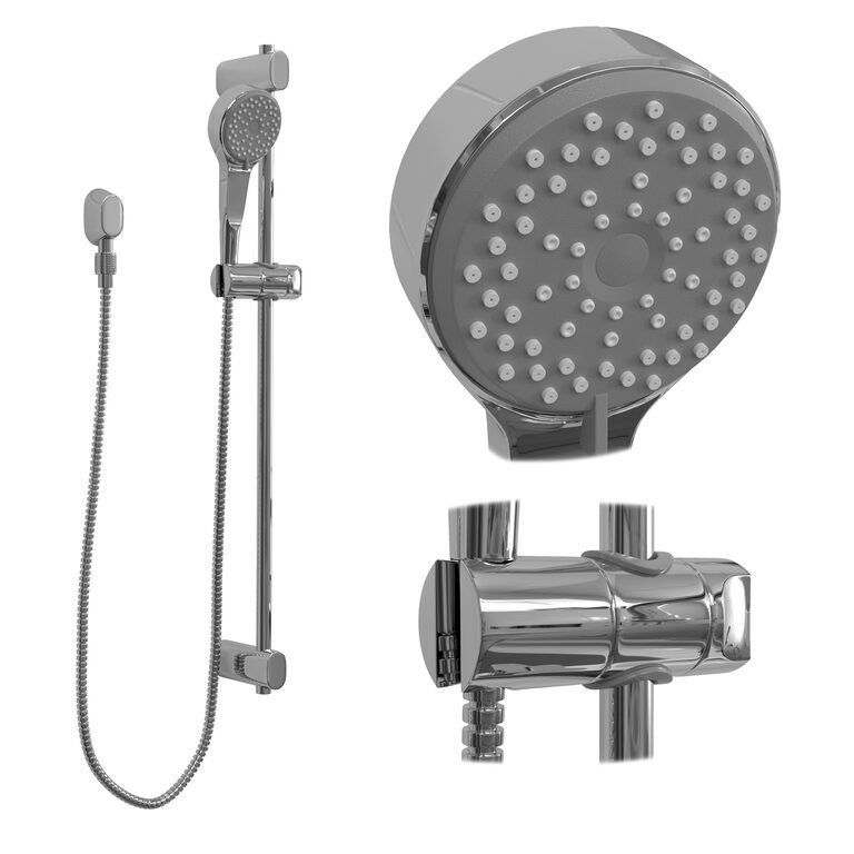 IKEA BROGRUND faucet and shower set (119212) 3D model - Download 3D ...