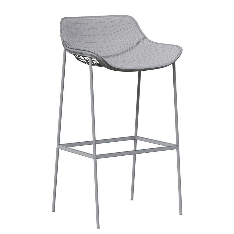 Summerset bar stool by Varaschin (119319) 3D model - Download 3D model ...