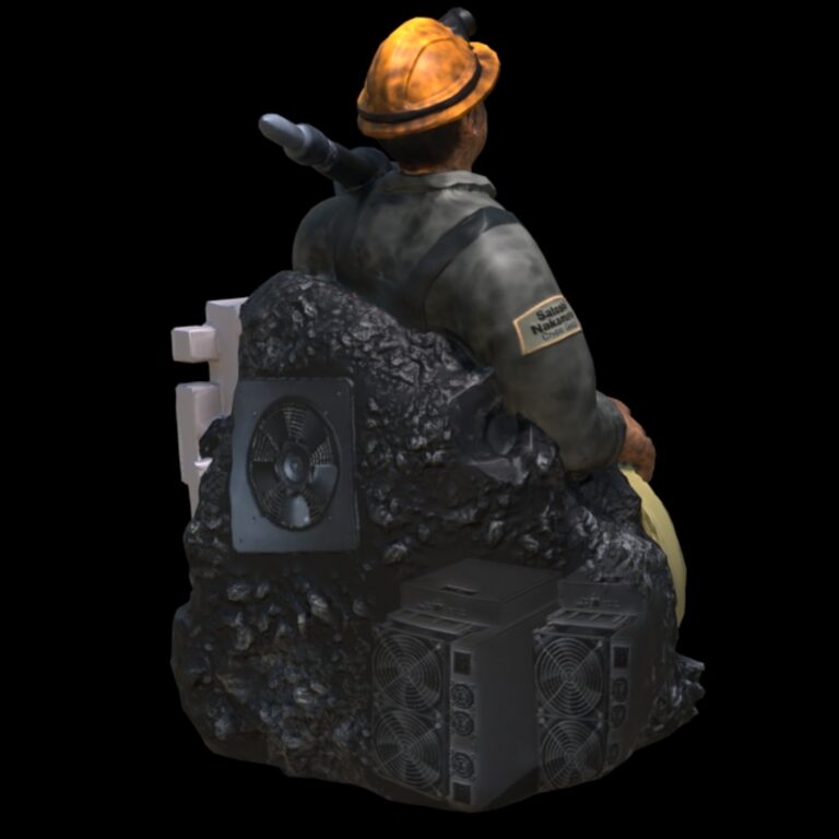 Miner Figurine 02 (119888) 3D model - Download 3D model Miner Figurine ...