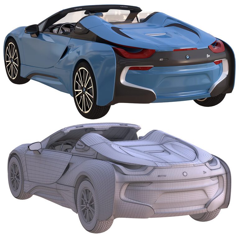 Bmw i8 дорожній (119951) 3D-модель - Завантажте 3D-модель Bmw i8 ...