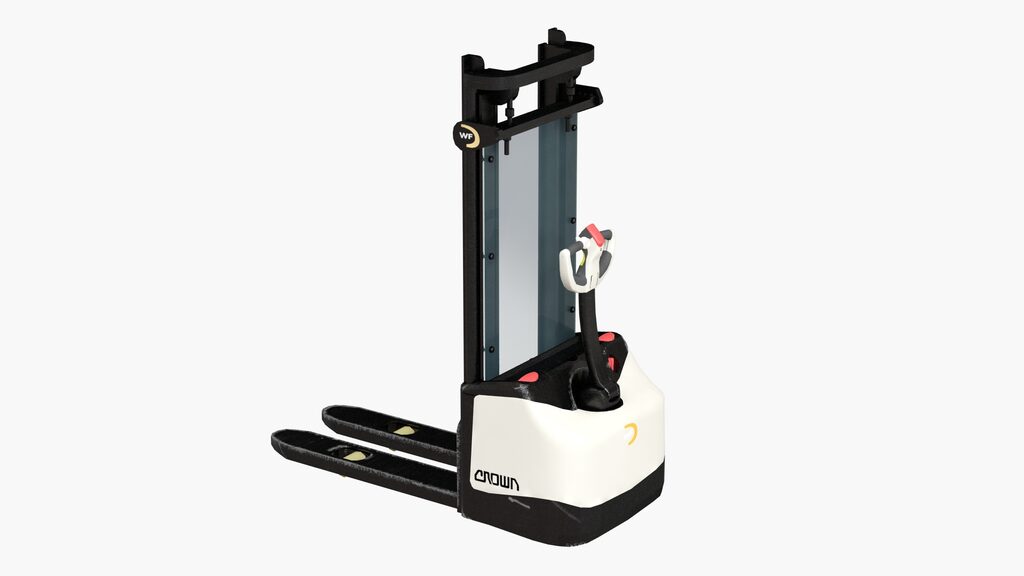 Forklift Crown 3000 warehouse loader (119996) 3D model - Download 3D ...