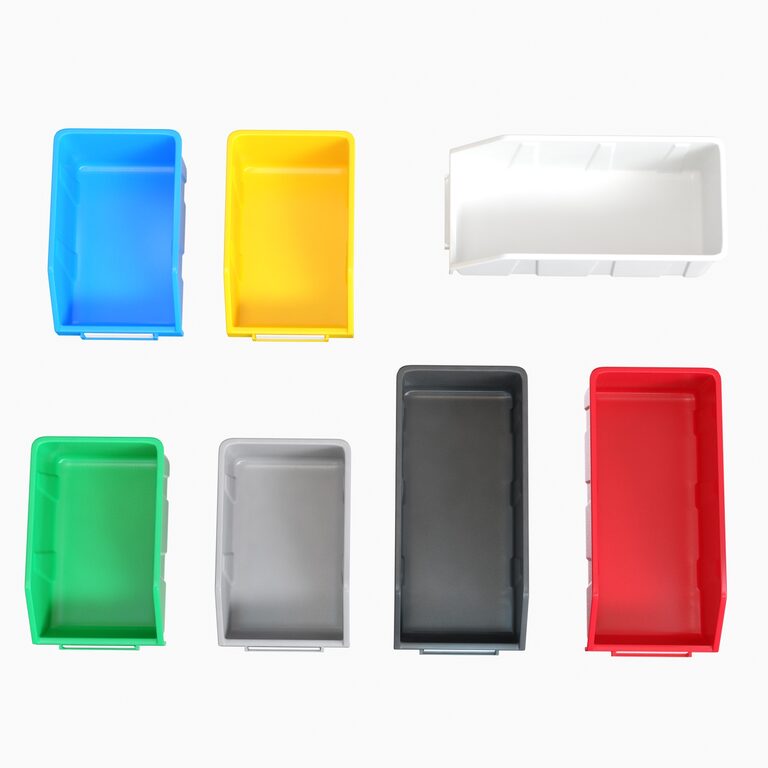 Colored plastic boxes for parts VR / AR / low-poly (121188) 3D model ...