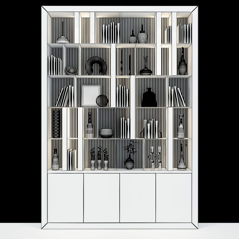 Book rack 189 (121195) 3D model - Download 3D model Book rack 189 ...