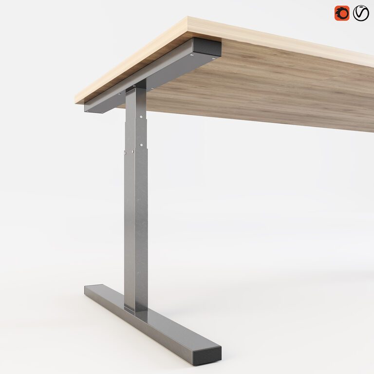 Smart Computer Desk 01 (122330) 3D model - Download 3D model Smart ...