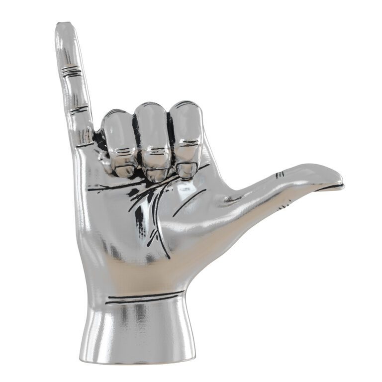 Hawaiian Hand Sign Figurine (122351) 3D model - Download 3D model ...