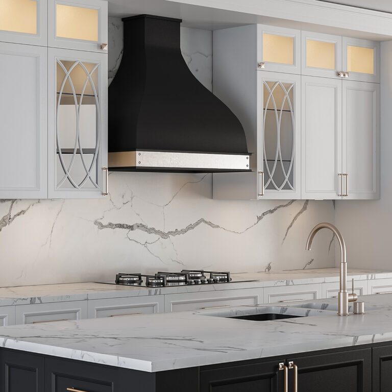 Kitchen Neo Classic with island (122539) 3D model - Download 3D model ...