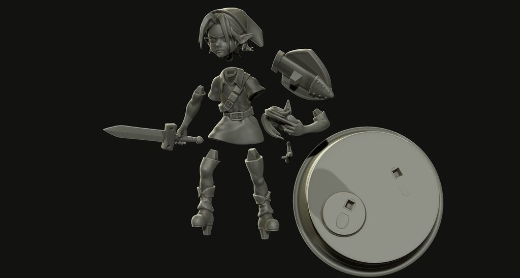 Link Majora's Mask Сharacter (122634) 3D model - Download 3D model Link ...