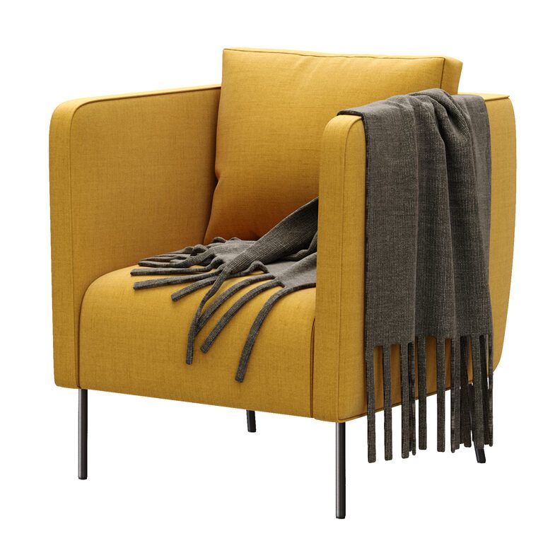 Ekero By Ikea Armchair (122818) 3D model - Download 3D model Ekero By ...