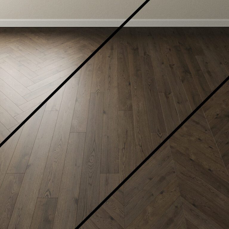 Parquet oak Coswick Inspire MARSEILLE gray (122952) 3D model - Download ...