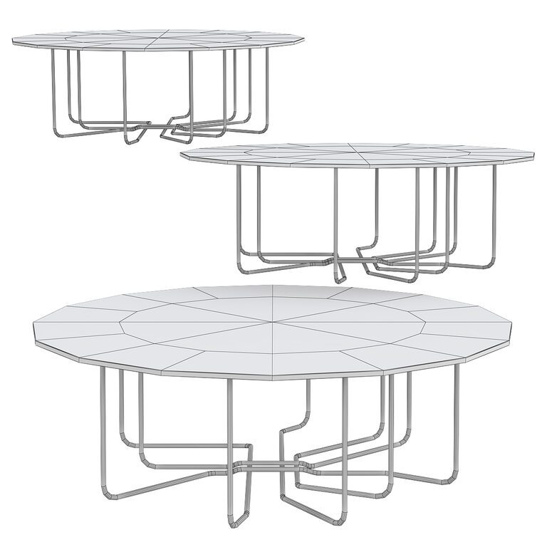 Gallotti&Radice CONNECTION Coffee Table (123315) 3D model - Download 3D ...