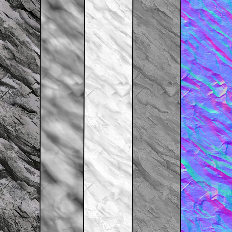 Stone Cliff Wall (123541) 3D model - Download 3D model Stone Cliff Wall ...