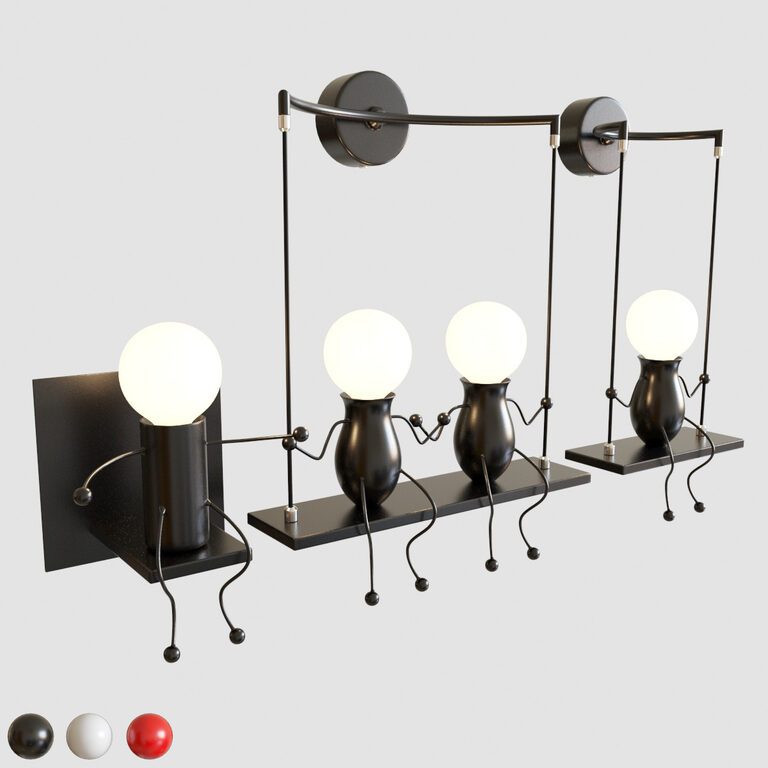 Funny Wall Lamp (123650) 3D model - Download 3D model Funny Wall Lamp ...