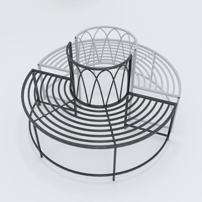 Tree bench (123737) 3D model - Download 3D model Tree bench (123737 ...