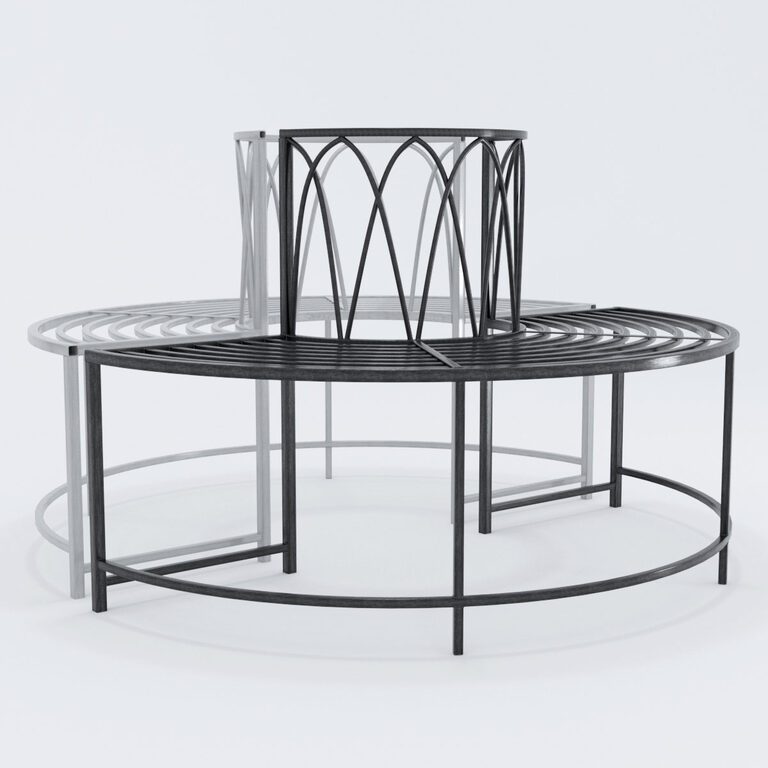 Tree bench (123737) 3D model - Download 3D model Tree bench (123737 ...