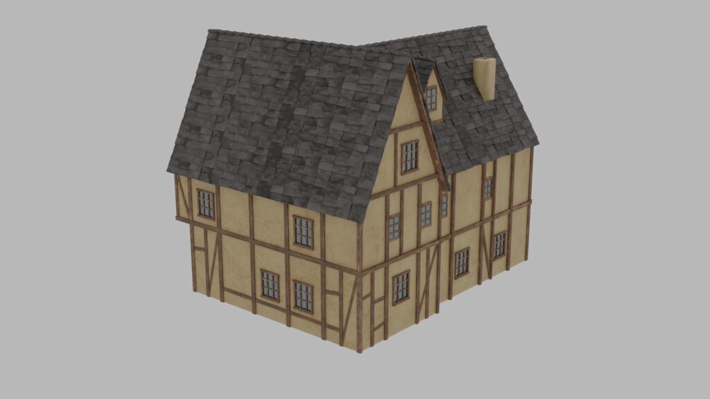 Medieval House 3d Model Cgtrader
