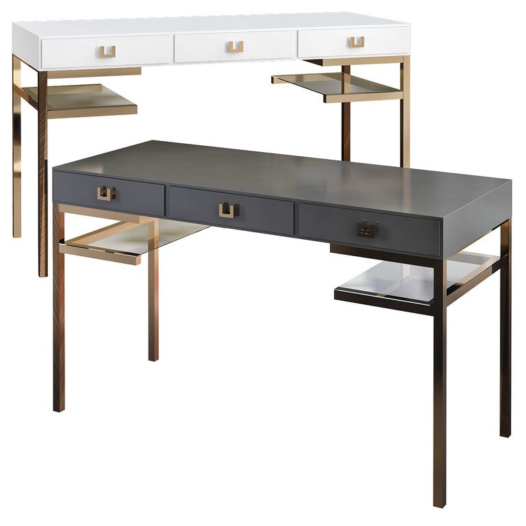 Neria Desk by Safavieh Couture 2 (124132) 3D model - Download 3D model ...