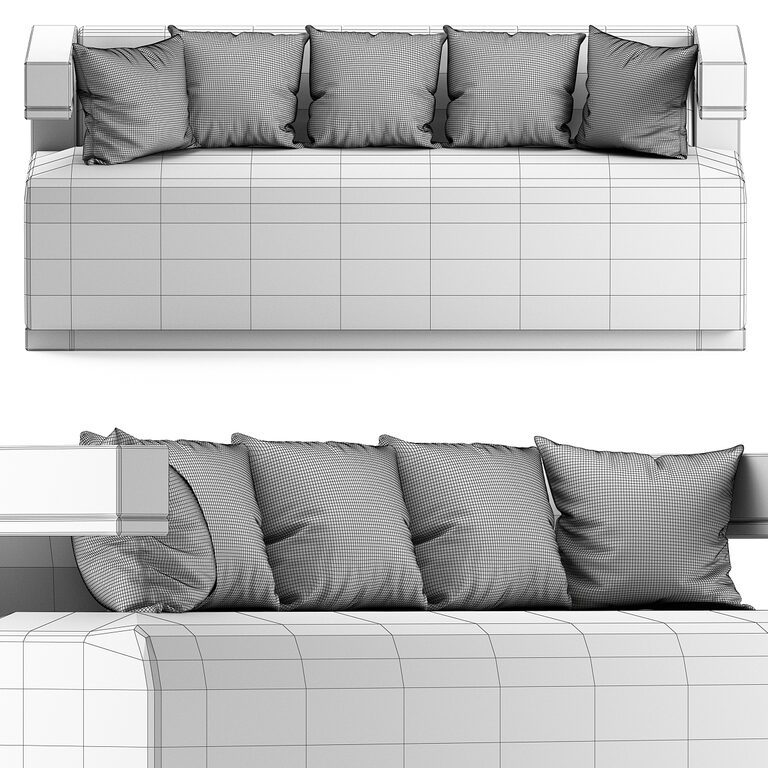 Walter Gropius Tecta Sofa (124153) 3D model - Download 3D model Walter ...