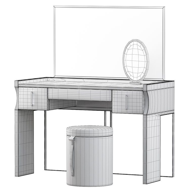 Capital Collection TRILOGY Dressing Table (124258) 3D model - Download ...