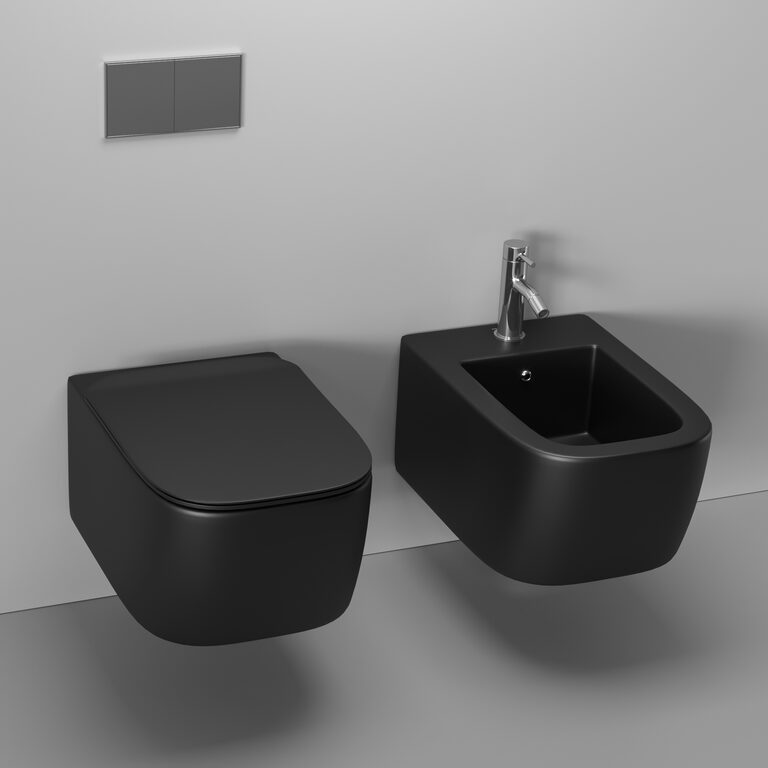Black sanitary ware (124424) 3D model - Download 3D model Black ...
