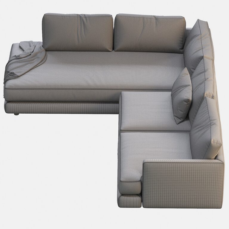 Haven 2-piece Terminal Sectional sofa (124430) 3D model - Download 3D ...