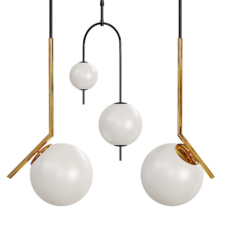 Balance beads libra Chandelier (124449) 3D model - Download 3D model ...