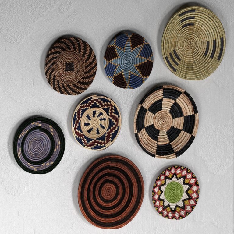 African wicker wall baskets (124620) 3D model - Download 3D model ...