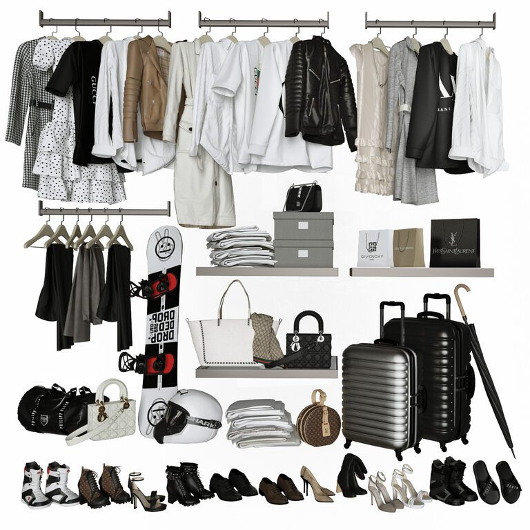 Closet stuffing (124651) 3D model - Download 3D model Closet stuffing ...
