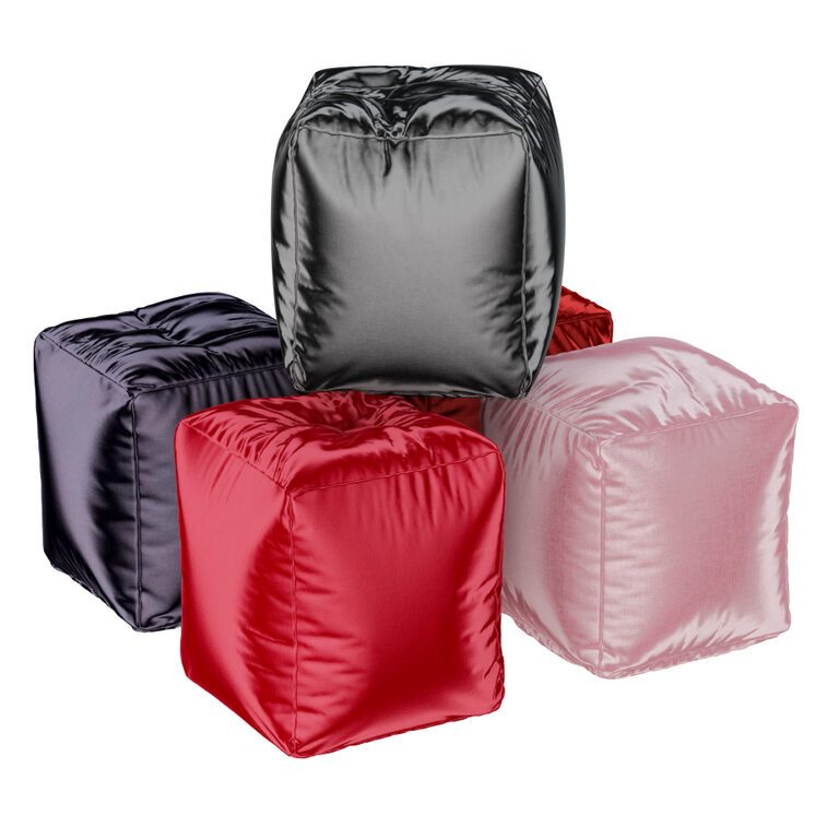 Oxford Colored Poufs Collection (125232) 3D model - Download 3D model ...