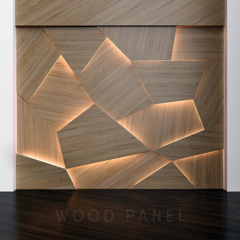 Wooden Panel (125515) 3D model - Download 3D model Wooden Panel (125515 ...
