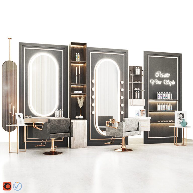 Beauty Salon GR (125598) 3D model - Download 3D model Beauty Salon GR ...