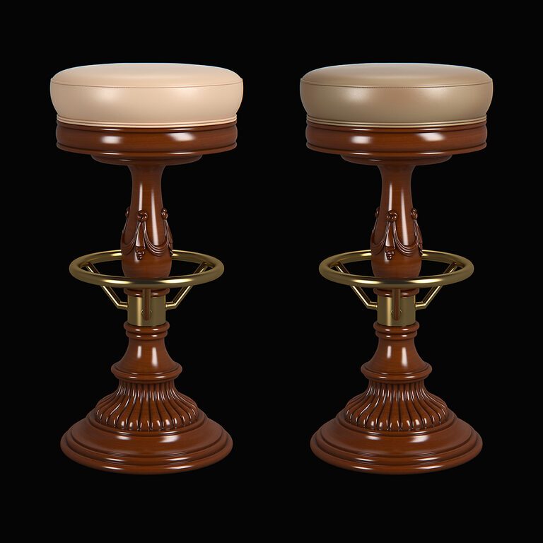 Bar Stool 230-1 Carpenter (125827) 3D model - Download 3D model Bar ...
